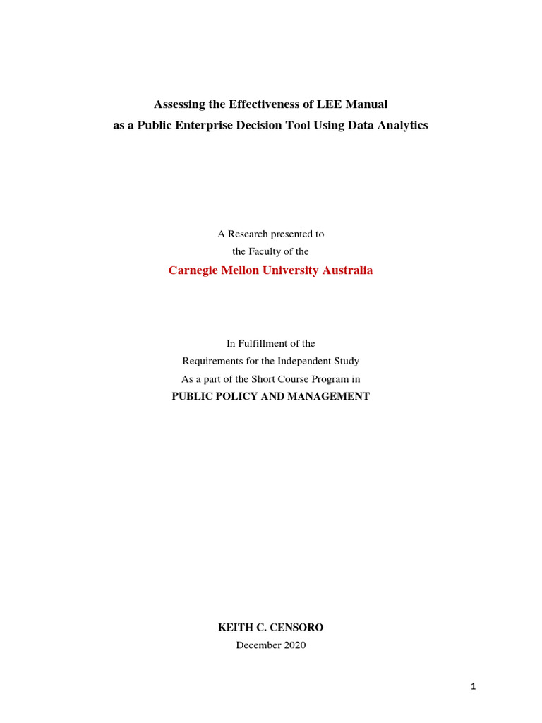 Evaluating LEE Manual for Local Governments | PDF | Methodology | State ...
