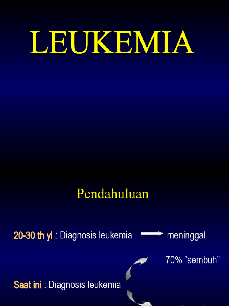 Diagnostik & Terapi Leukemia Anak | PDF