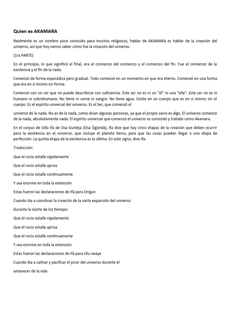 Akamara | PDF | Estrellas | Universo