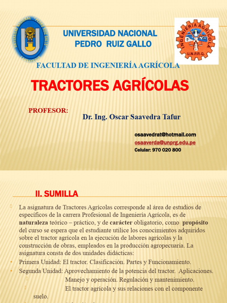 El Tractor Agrícola. Funciones. Clases. Partes. | PDF | Tractor | Neumático