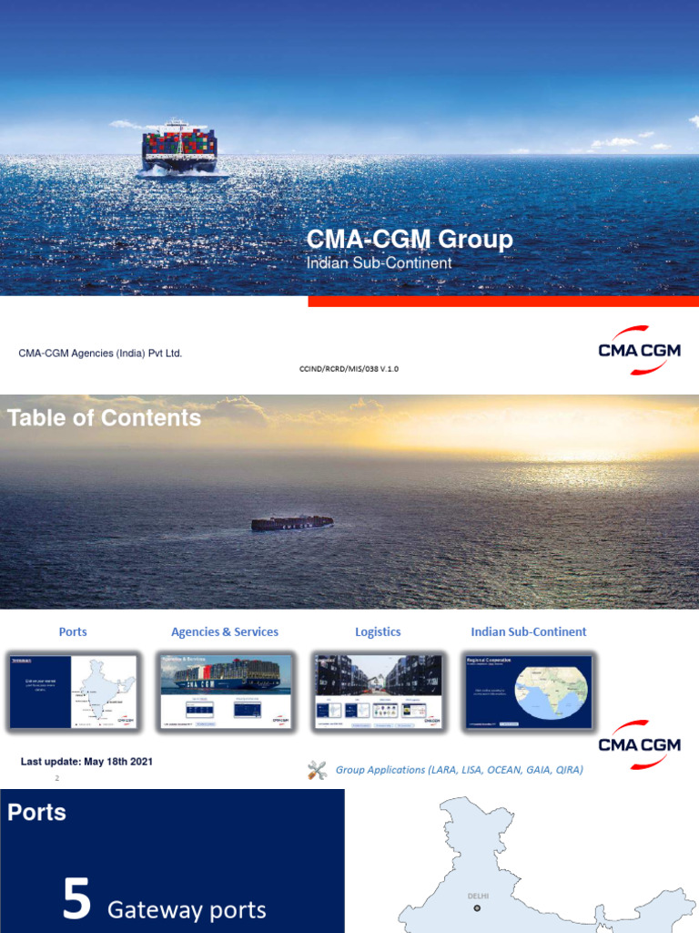 CMA CGM Full Fledge PDF | PDF | Shipping | Transport Infrastructure
