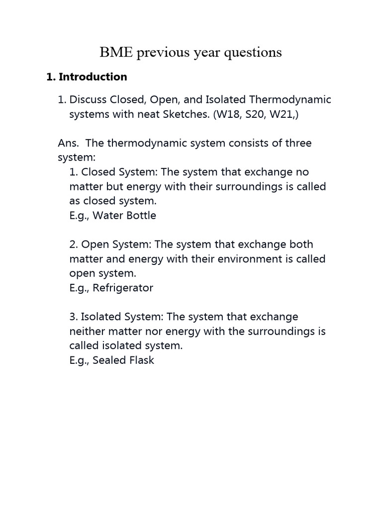 BME Thermodynamics Past Questions | PDF | Internal Combustion Engine | Pump