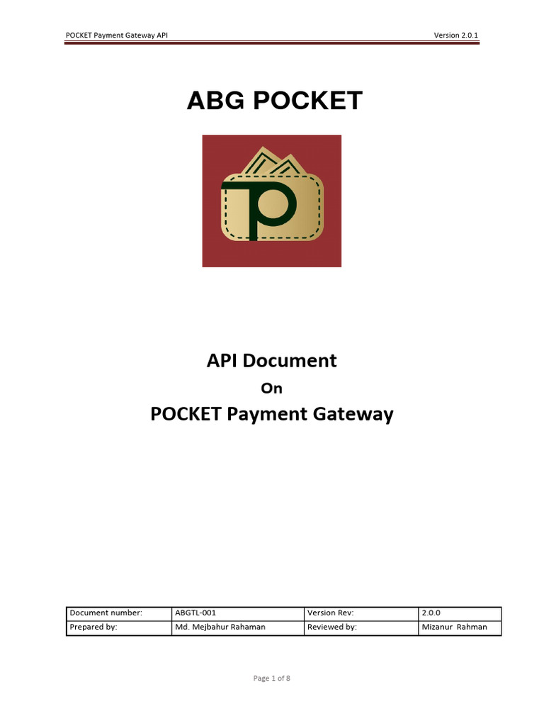 Pocket PGW API Doc v2 0 1 | PDF | Encryption | Key (Cryptography)
