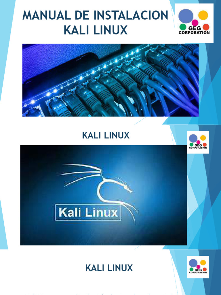 Manual de Instalacion Kali Linux | PDF | Arranque | Distribución de Linux