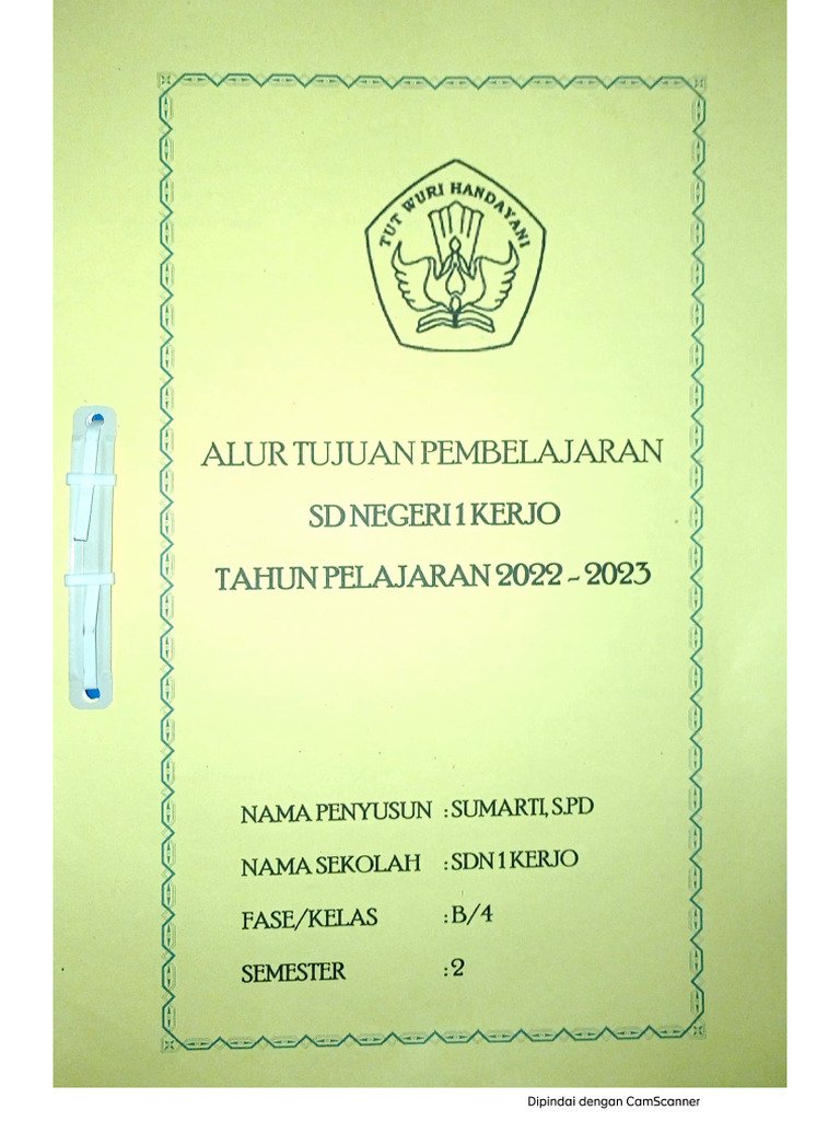 Alur Tujuan Pembelajaran SM2 | PDF