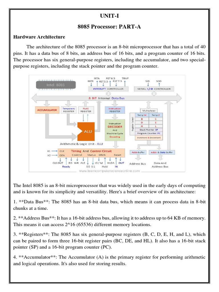 FMM Unit-1 | PDF | Central Processing Unit | Input/Output
