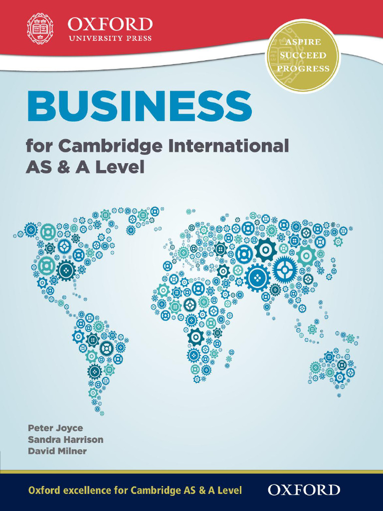 Business For Cambridge International As A Level (Cie A Level) by Peter Joyce, Sandra Harrison ...