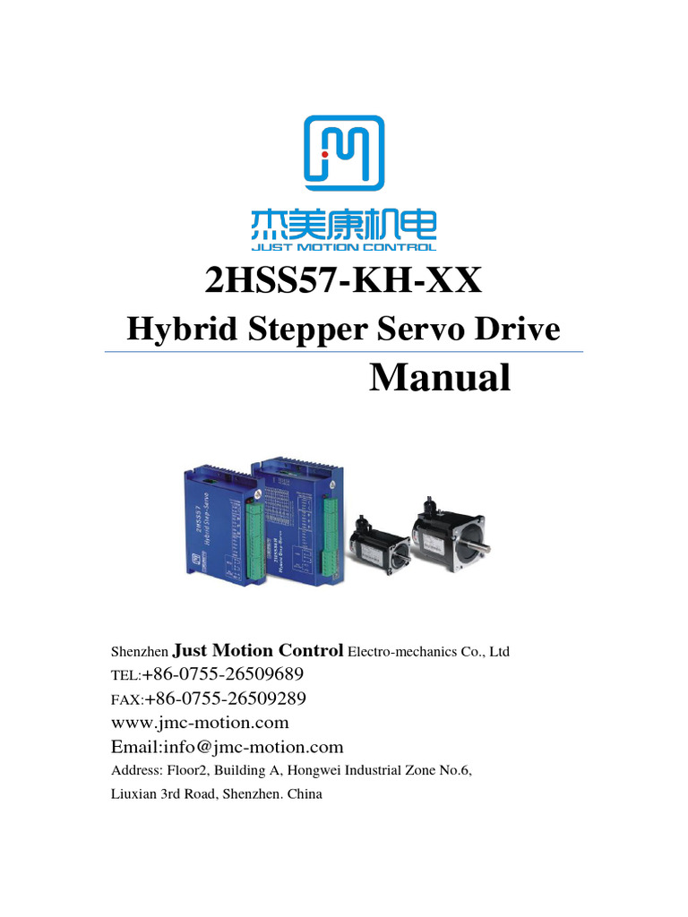 2HSS57 KH XX - JMC Nema 57 Closed Loop Stepper Driver Eng 451294 | PDF | Electric Motor ...