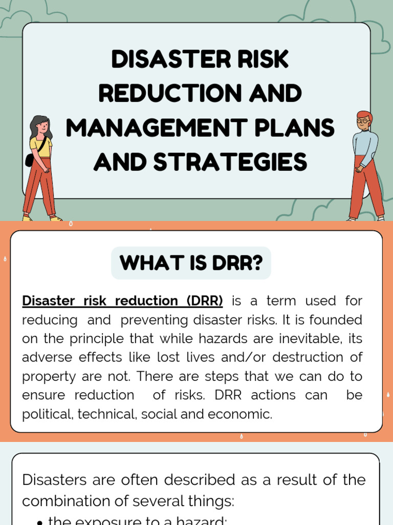 Disaster Risk Reduction and Management Plans and Strategies | PDF