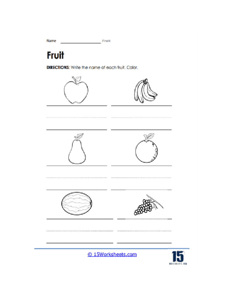 Latihan Soal Fruits | PDF