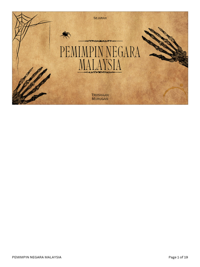 Pemimpin Negara Malaysia - 20231228 - 135932 - 0000 | PDF