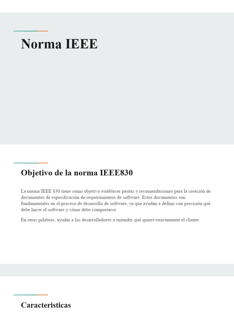 IEEE 830: Guía de Requerimientos Software | PDF | Software | Ingeniería ...
