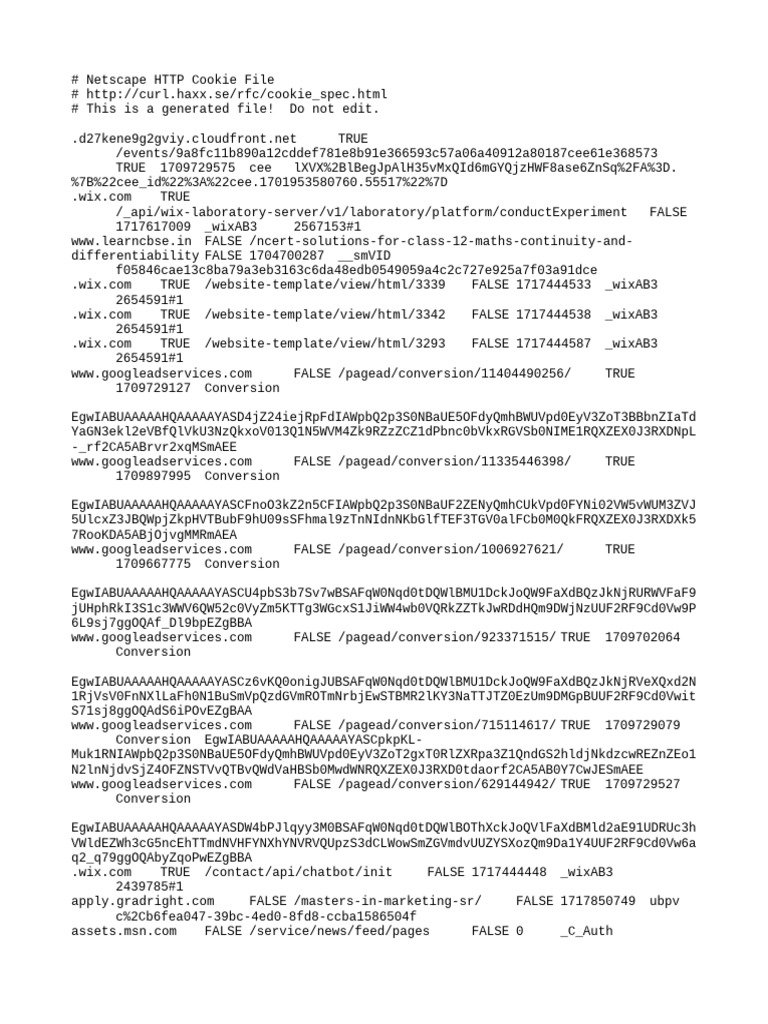 Cookies | PDF | Software Engineering | Computer Engineering
