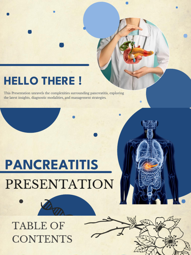 Pancreatitis Presentation | PDF | Pancreas | Medical Specialties