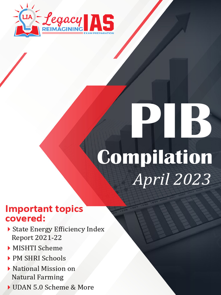April 2023 PIB Compilation Legacy IAS | PDF