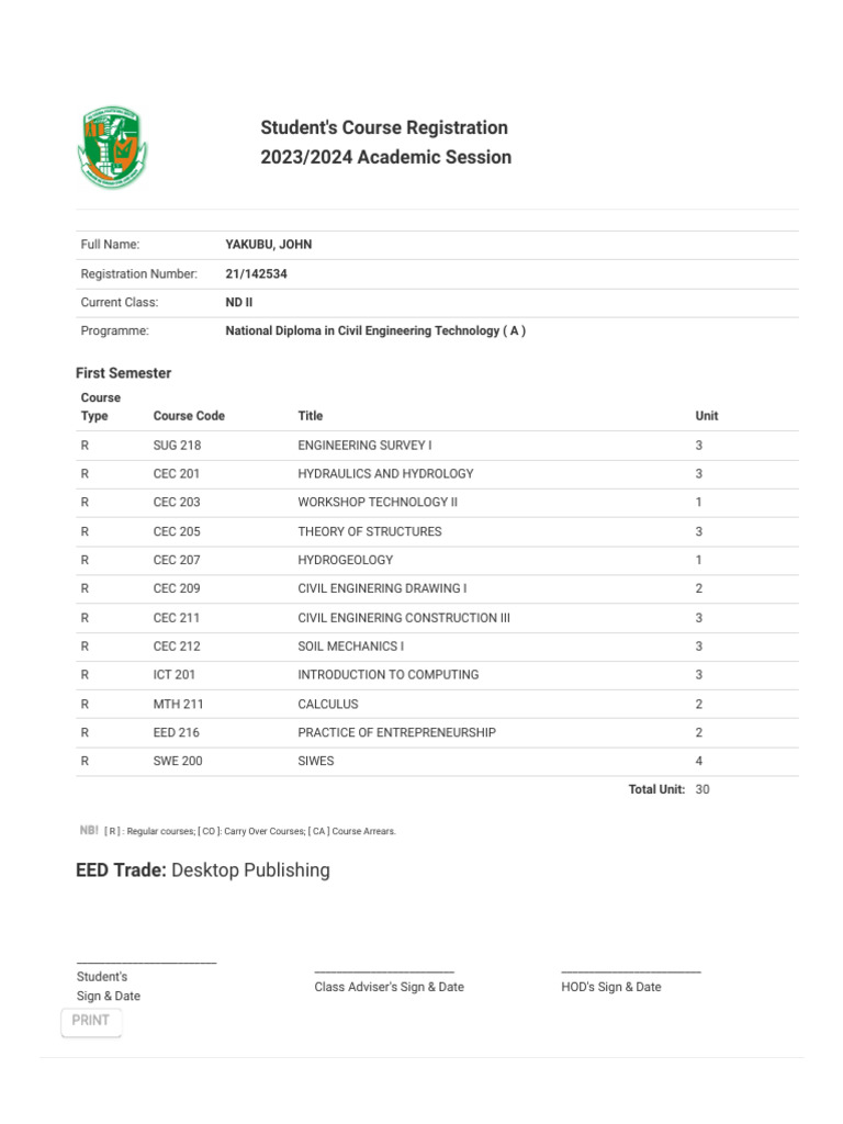 Federal Polytechnic Bauchi Portal | PDF | Civil Engineering | Earth ...