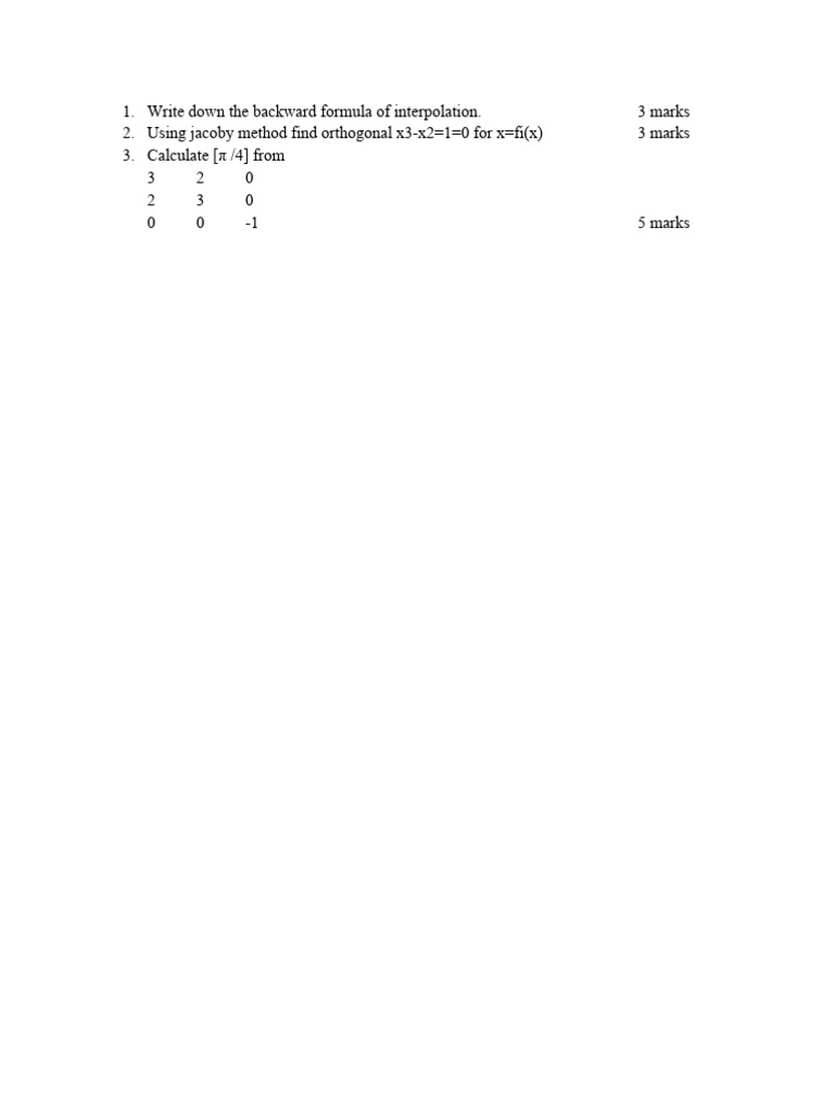 MTH603 MidTerm Past Paper 1 | PDF | Science & Mathematics