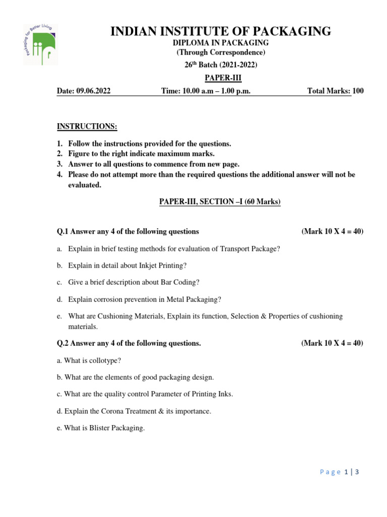 DPC Paper 3 | PDF | Art
