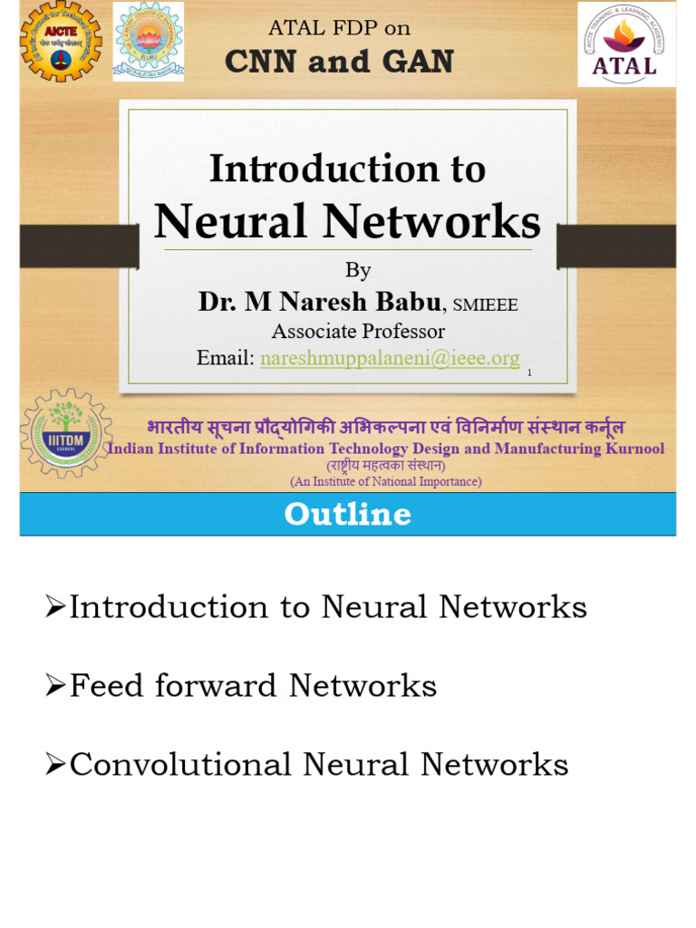 CNN and Gan: Introduction To | PDF | Artificial Neural Network | Statistics