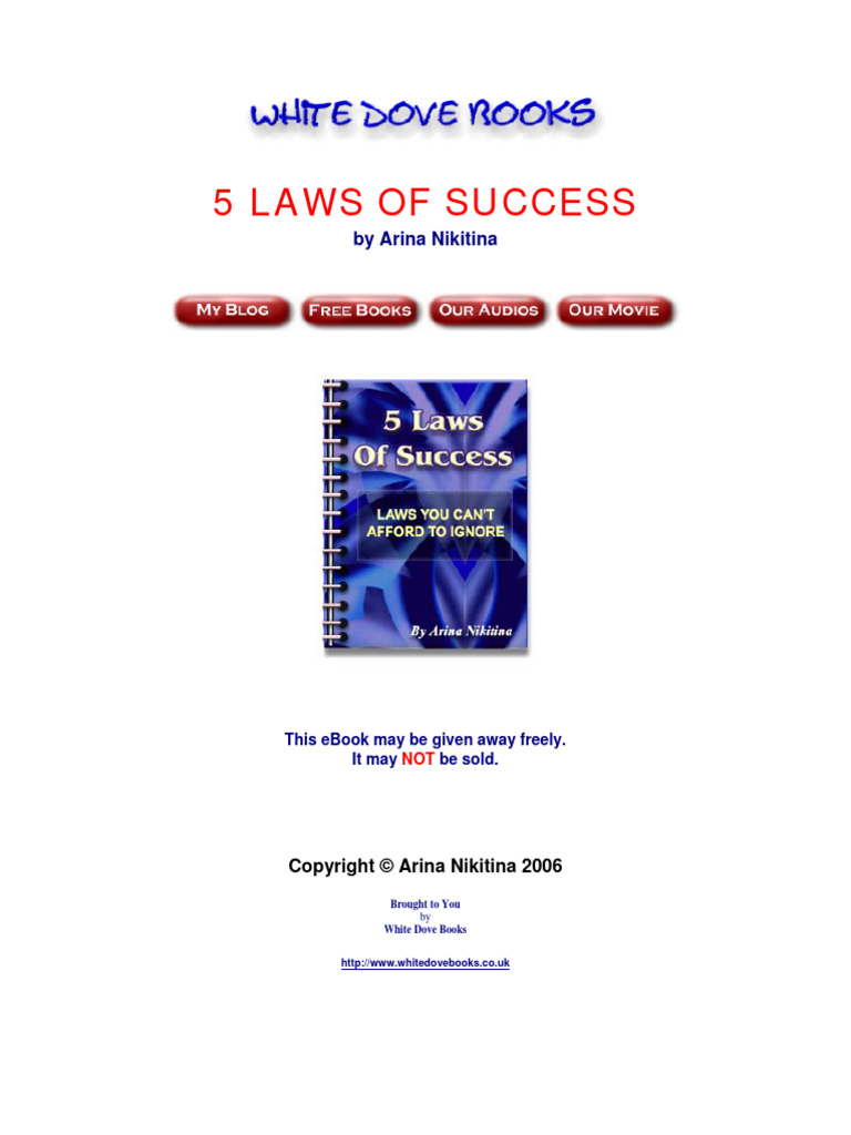 5 Laws | PDF | Thought | Attitude (Psychology)
