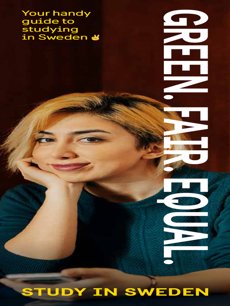 Si Study in Sweden Broschyr 1 Pasyn | PDF | Sweden | Sustainability