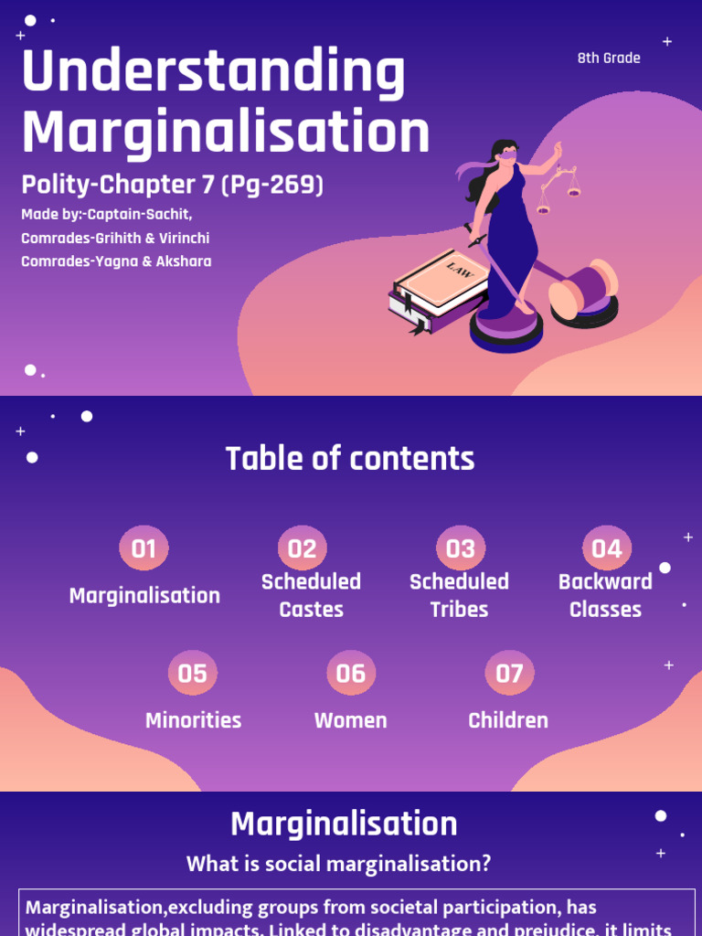 Understanding Marginalisation - G8 Chap7 | PDF | Social Exclusion | Dalit