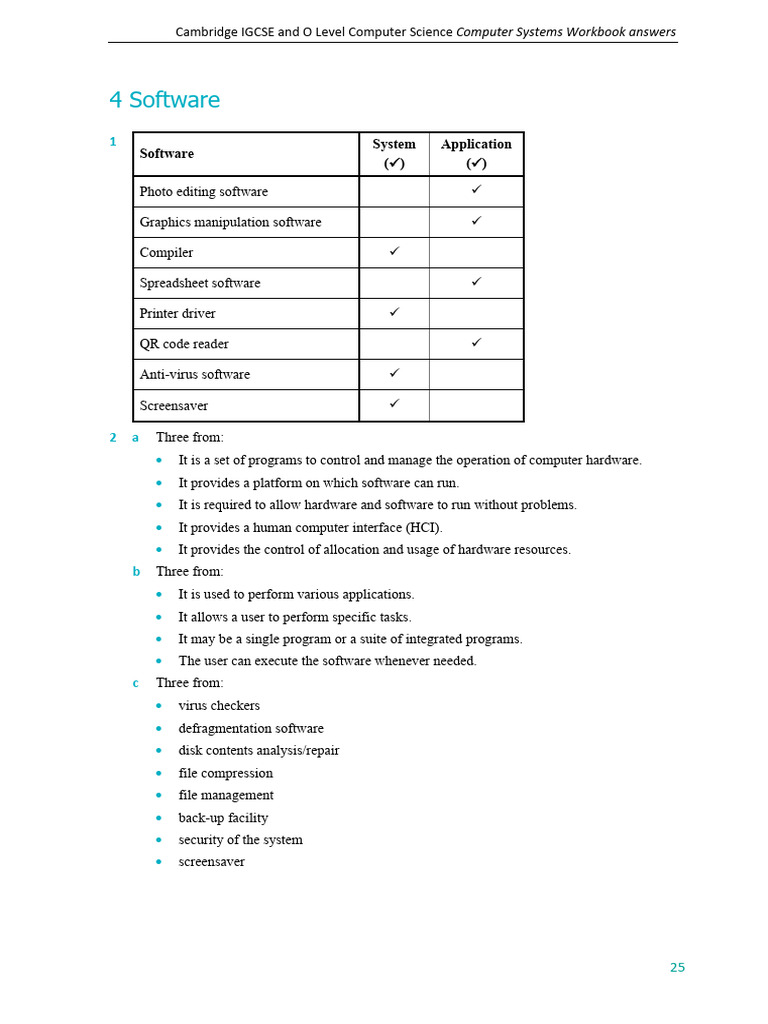 WB Chapter 4 Software-Answers | PDF | Graphical User Interfaces | Computer Data Storage
