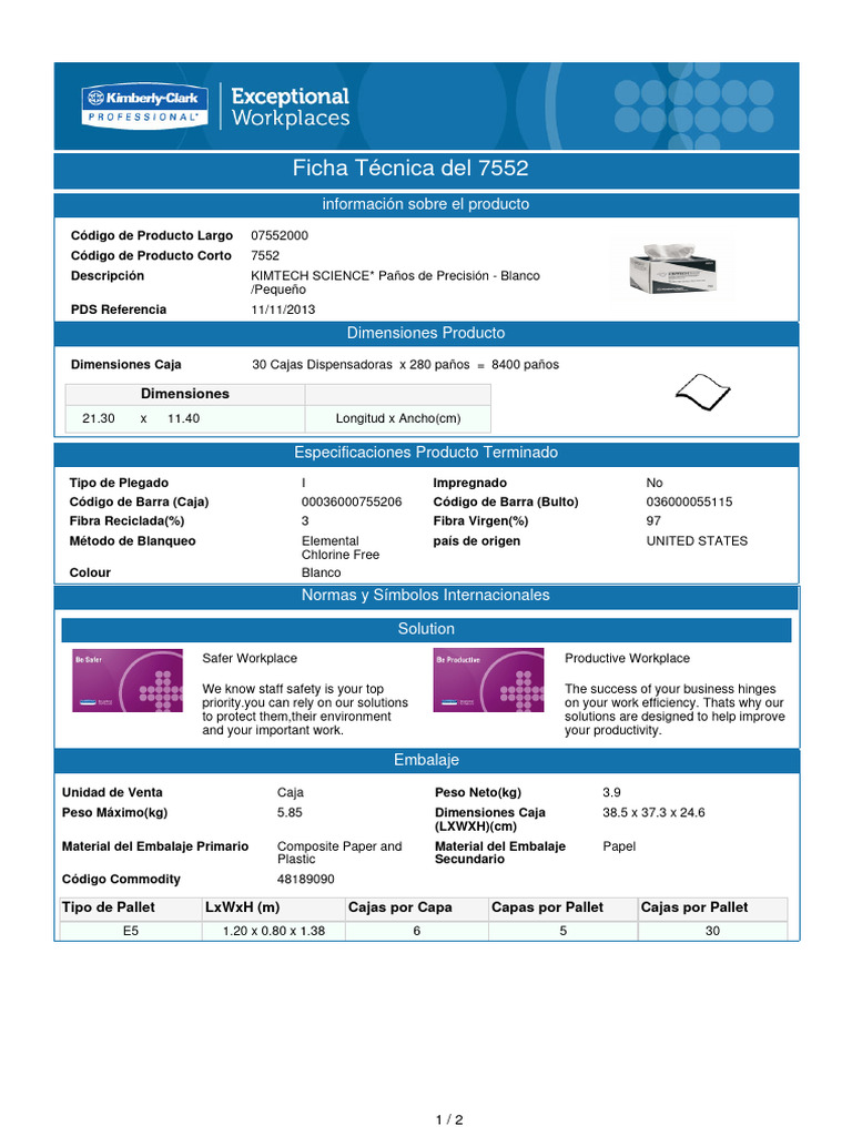 Ficha Tecnica Del 7552 | PDF