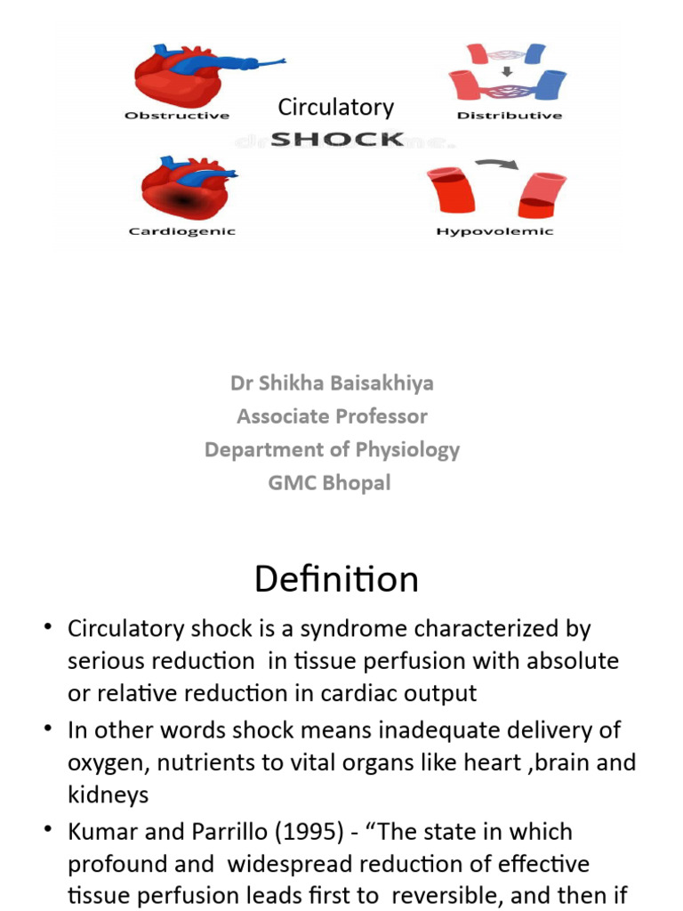 Shock Pdf Shock Circulatory Heart