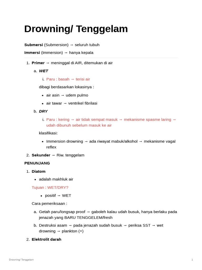 Drowning | PDF | Hypoxia (Medical) | Nature