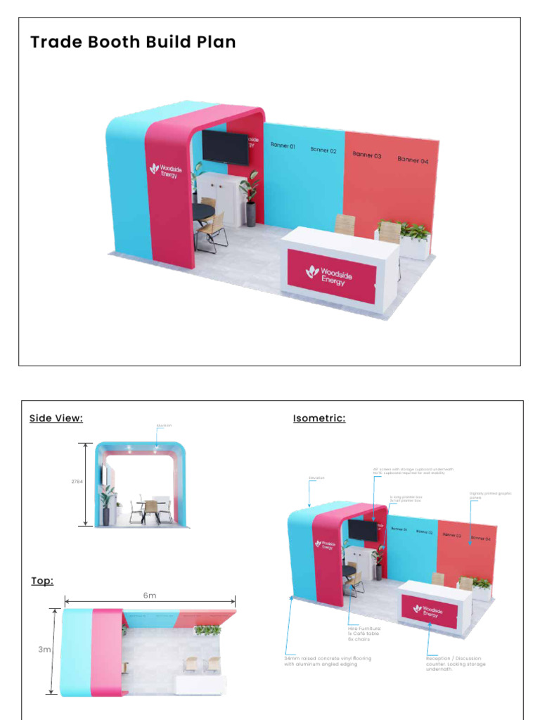 Trade Booth Build Plan Overview | PDF | Building Technology | Civil ...