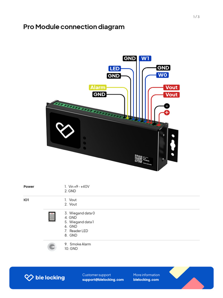 BLE - Locking Pro Module Connection | PDF | Measuring Instrument ...