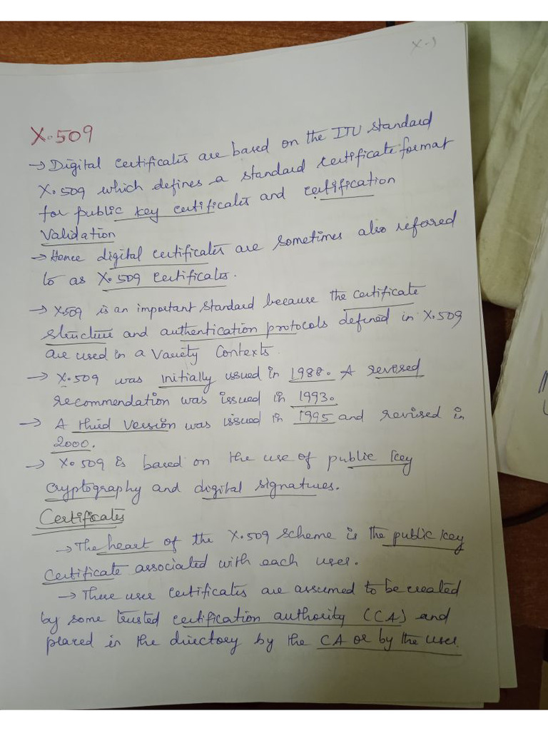 X 509 | PDF