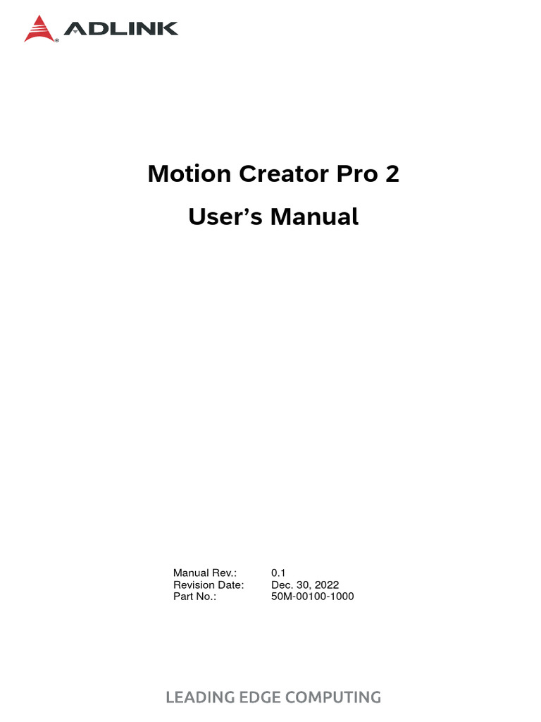 Motion Creator Pro 2 Functional User Manual English v0.1 | PDF | Icon ...