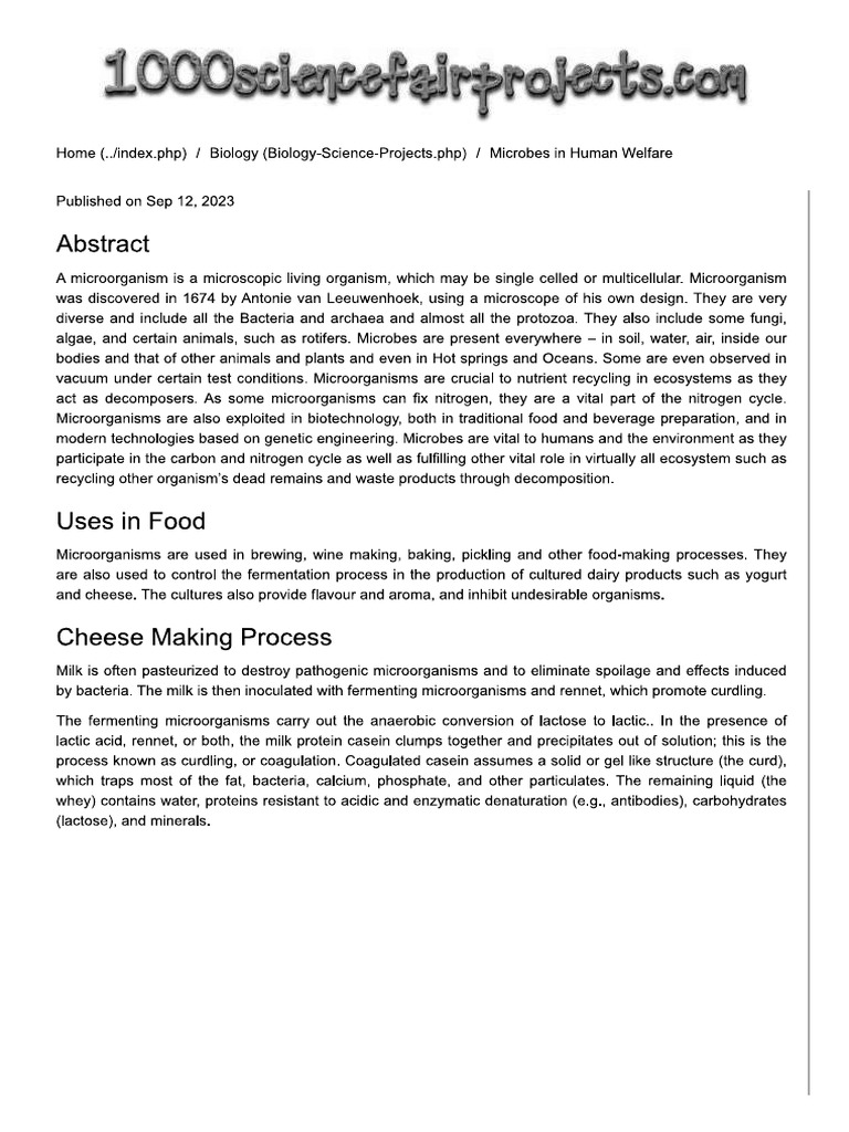 Xii Bio Project 2 Bot | PDF