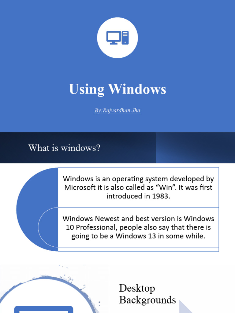 Using Windows | PDF