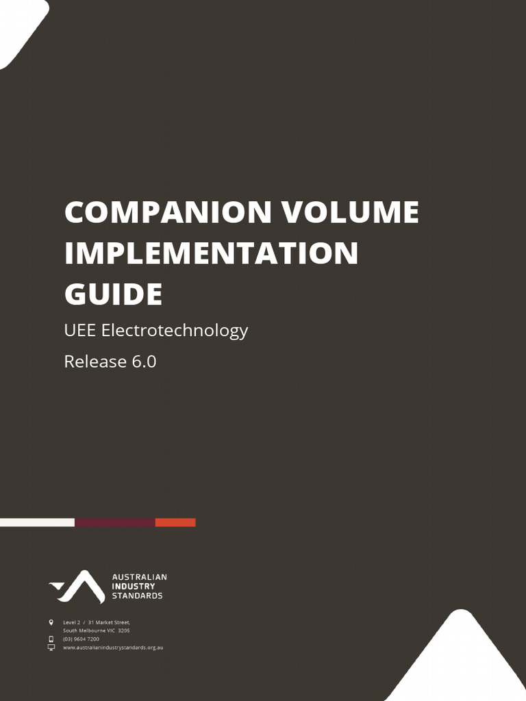 UEE Release 6.0 Companion Volume V1.0 Feb 2023 (Implementation Guide) | PDF | Off The Grid ...