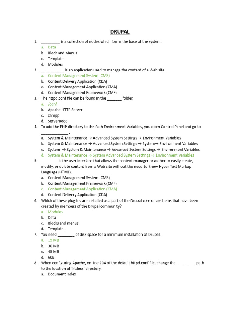 DRUPAL | PDF | Drupal | Php