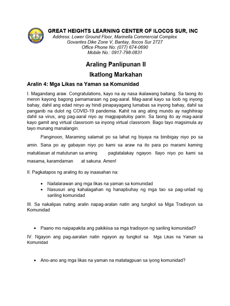 Ap 2 Module 4 - 3rd Quarter | PDF