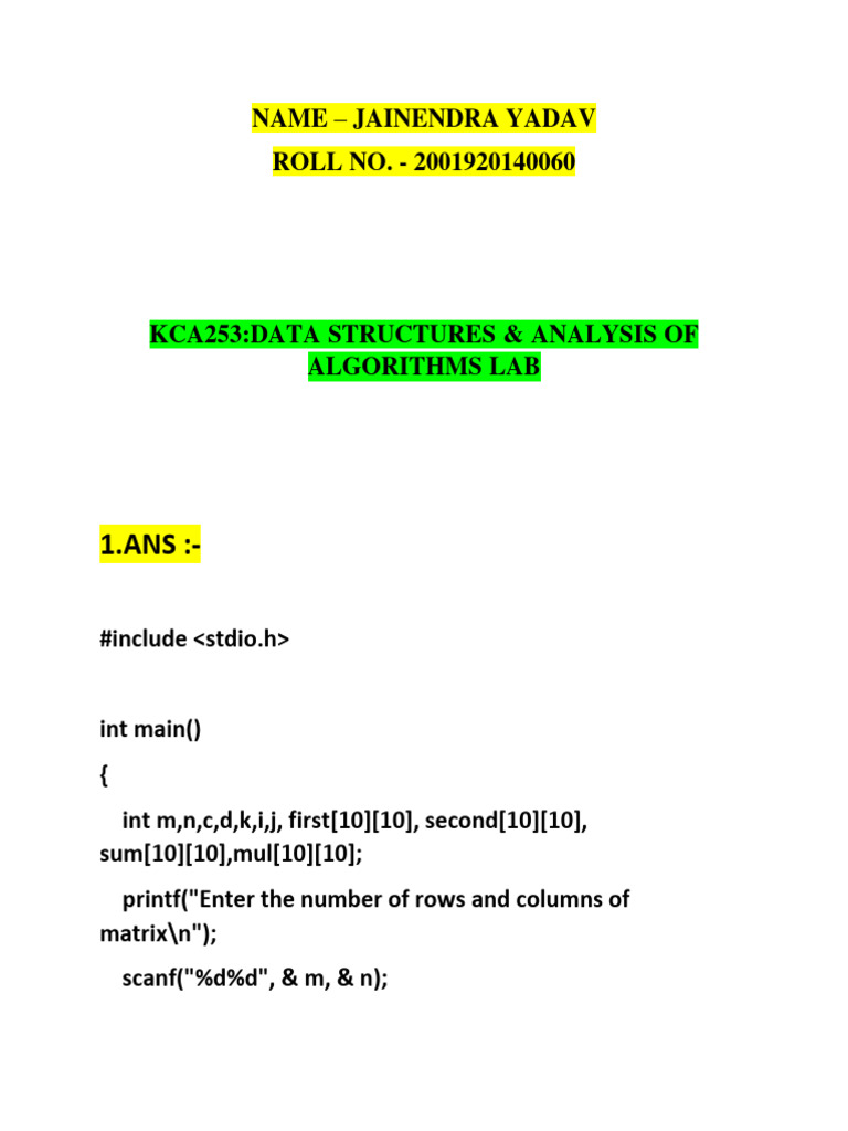 Data Structure Solution | PDF | Queue (Abstract Data Type) | Graph Theory