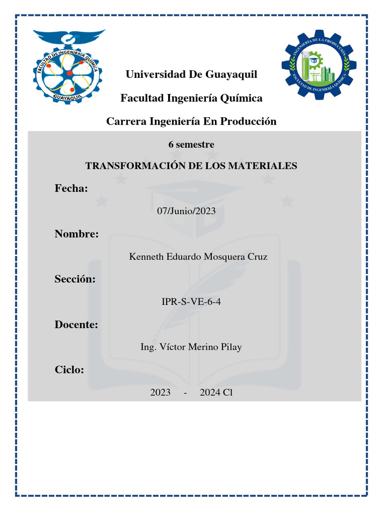 Transformación de Materiales - T2 Dimensiones y Tolerancias | PDF | Soldadura | Construcción
