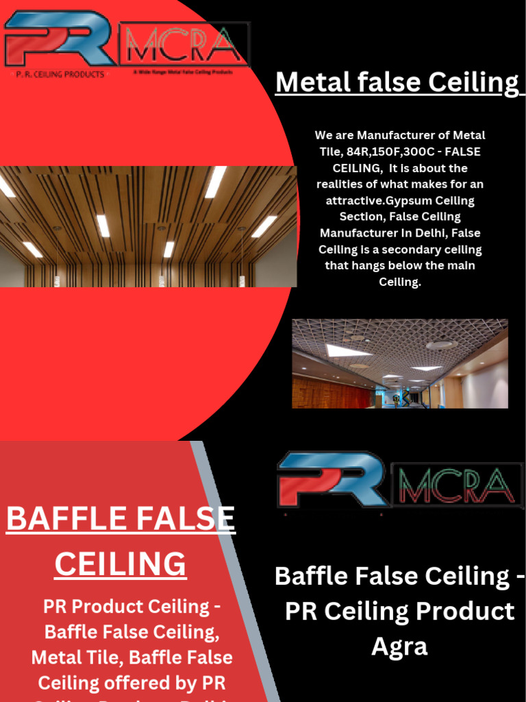 Metal False Ceiling | PDF