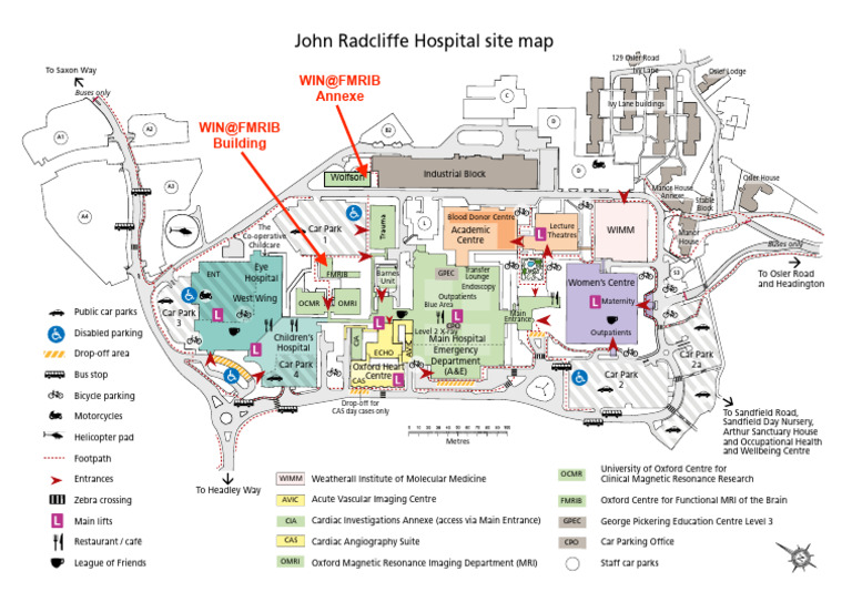John Radcliffe Hospital Site Map | PDF
