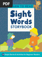 Kindergarten Reading Workbook | PDF | Sentence (Linguistics) | Worksheet