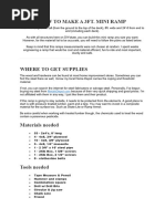 LunchRide-Folding Adjustable Ramp Plans | PDF