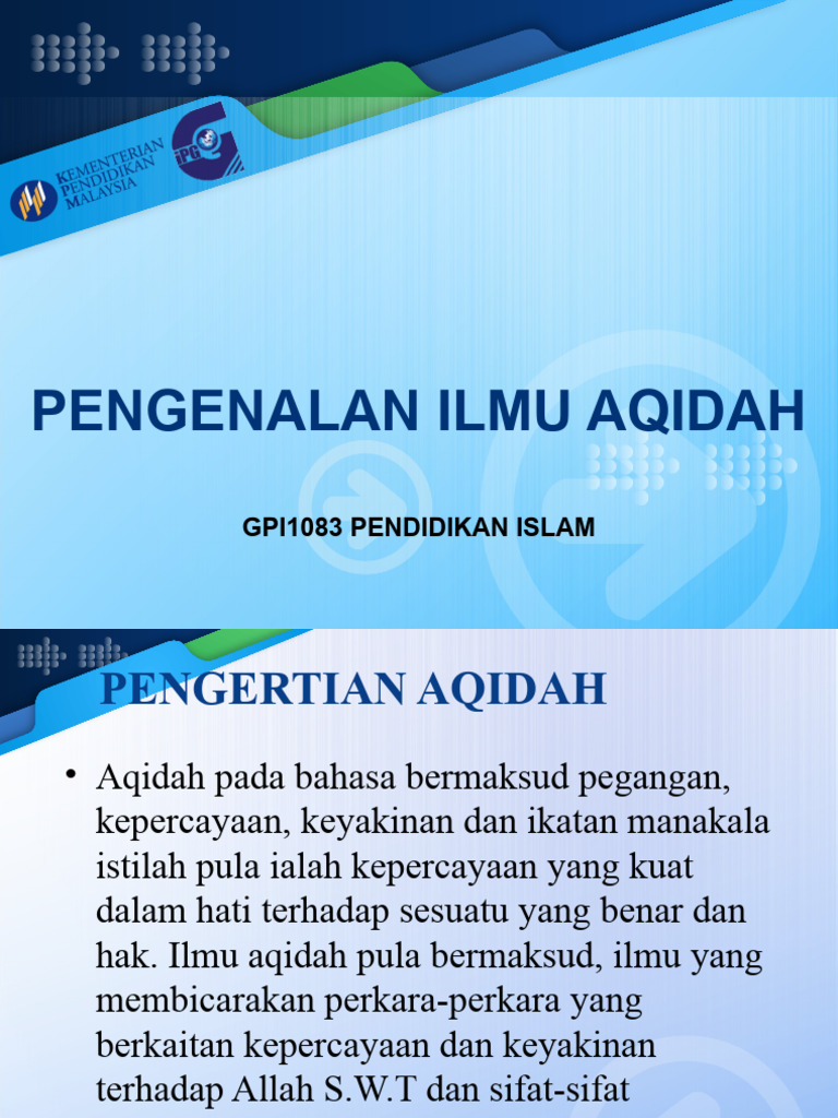 Pengenalan Ilmu Aqidah | PDF