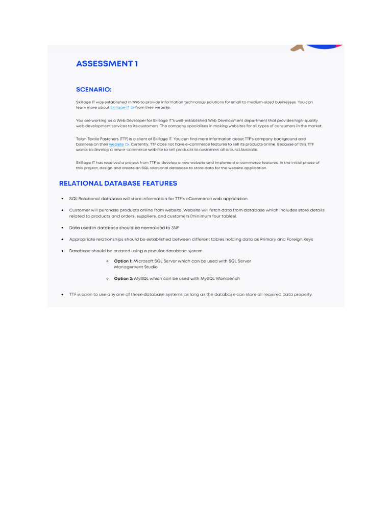 Create Basic Relational Databases | PDF