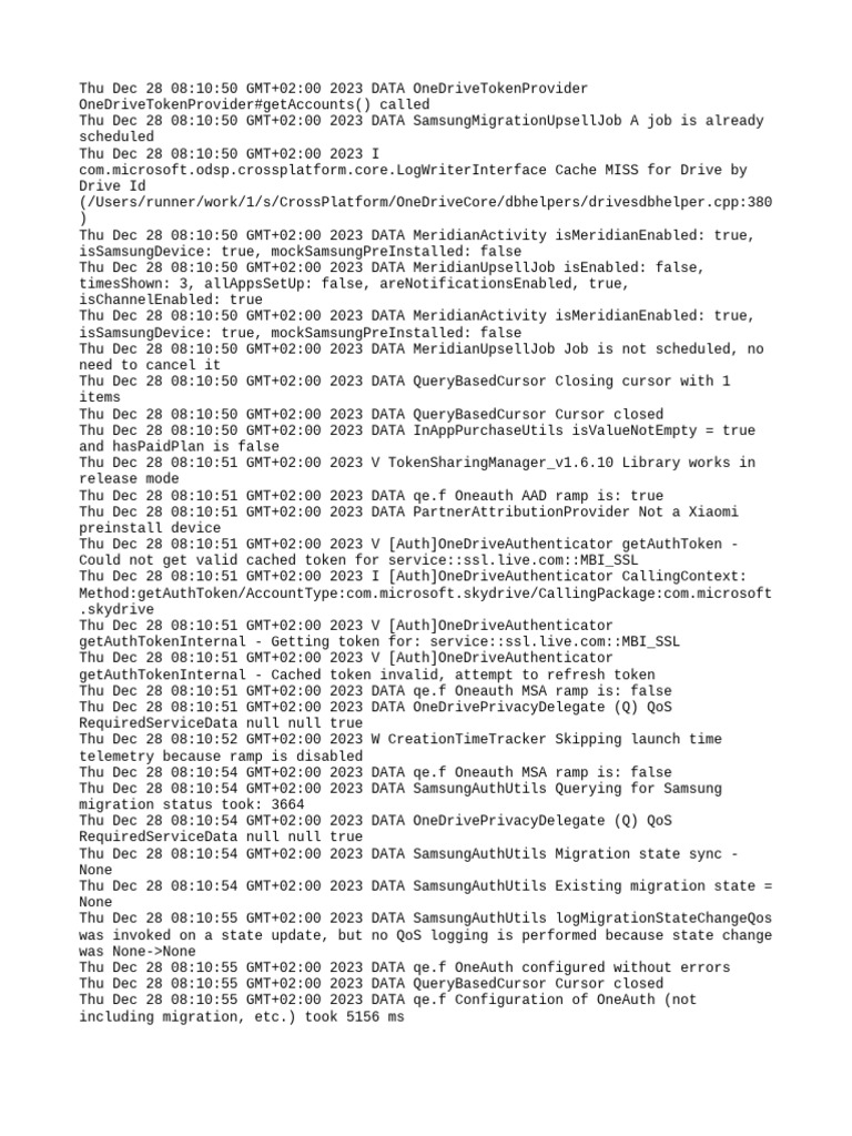 Current Log | PDF | Computer File | Cache (Computing)