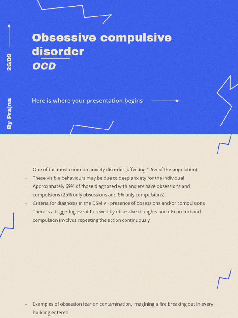 Obsessive Compulsive Disorder | PDF | Obsessive–Compulsive Disorder ...
