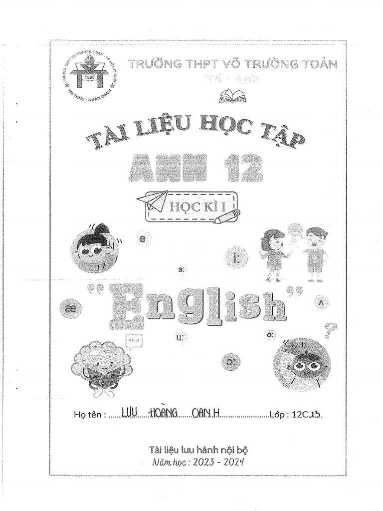 ĐỀ CƯƠNG VTT - 11 | PDF